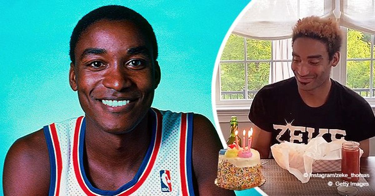 NBA Star Isiah Thomas' Grown-Up Son Looks Like Dad as He Blows Birthday ...