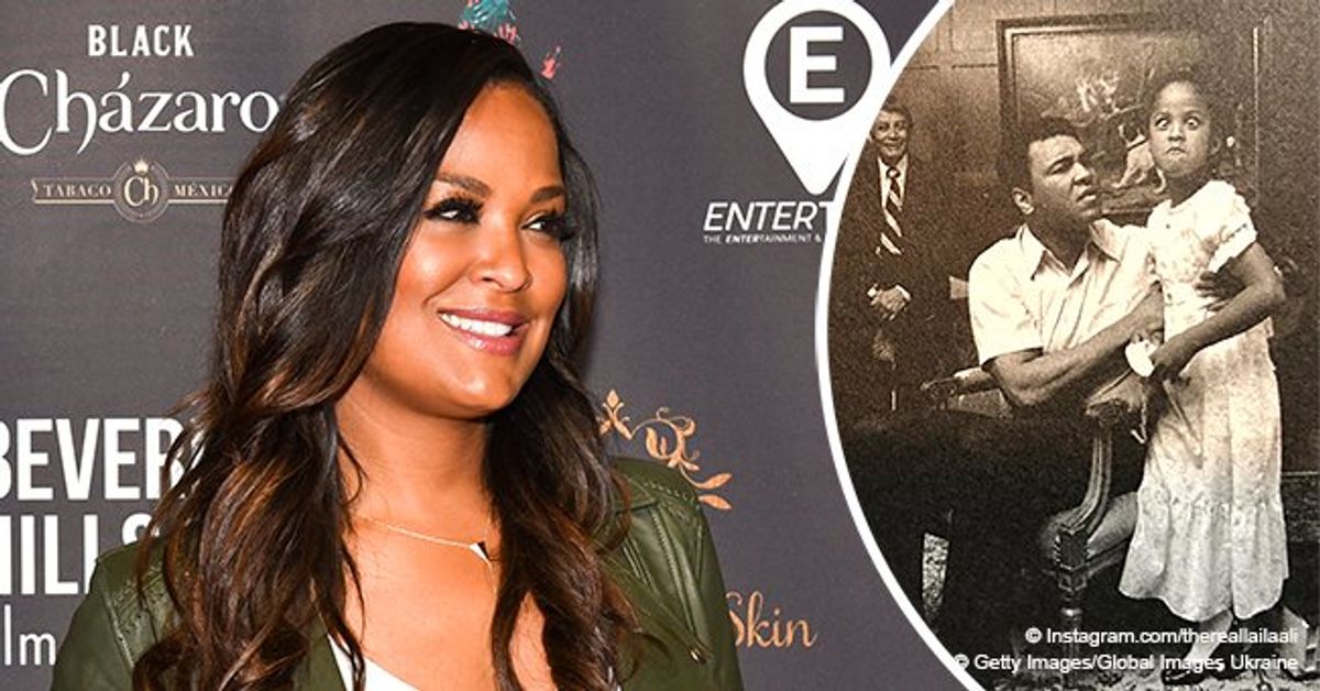 Laila Ali melts hearts with childhood photos of her and her father ...