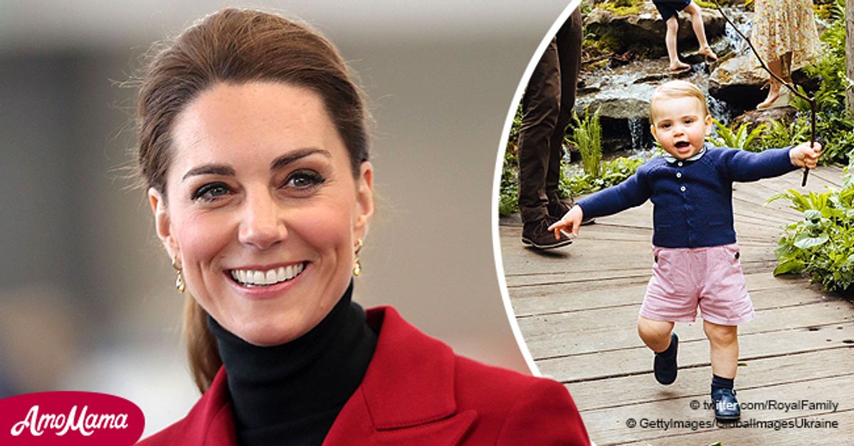 Prince Louis Takes His First Public Steps in Kate Middleton's New 'Back ...