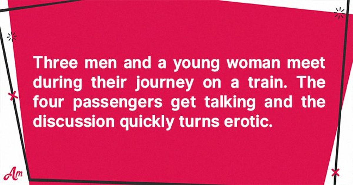 Daily Joke: Three Men and a Young Woman Meet on a Train
