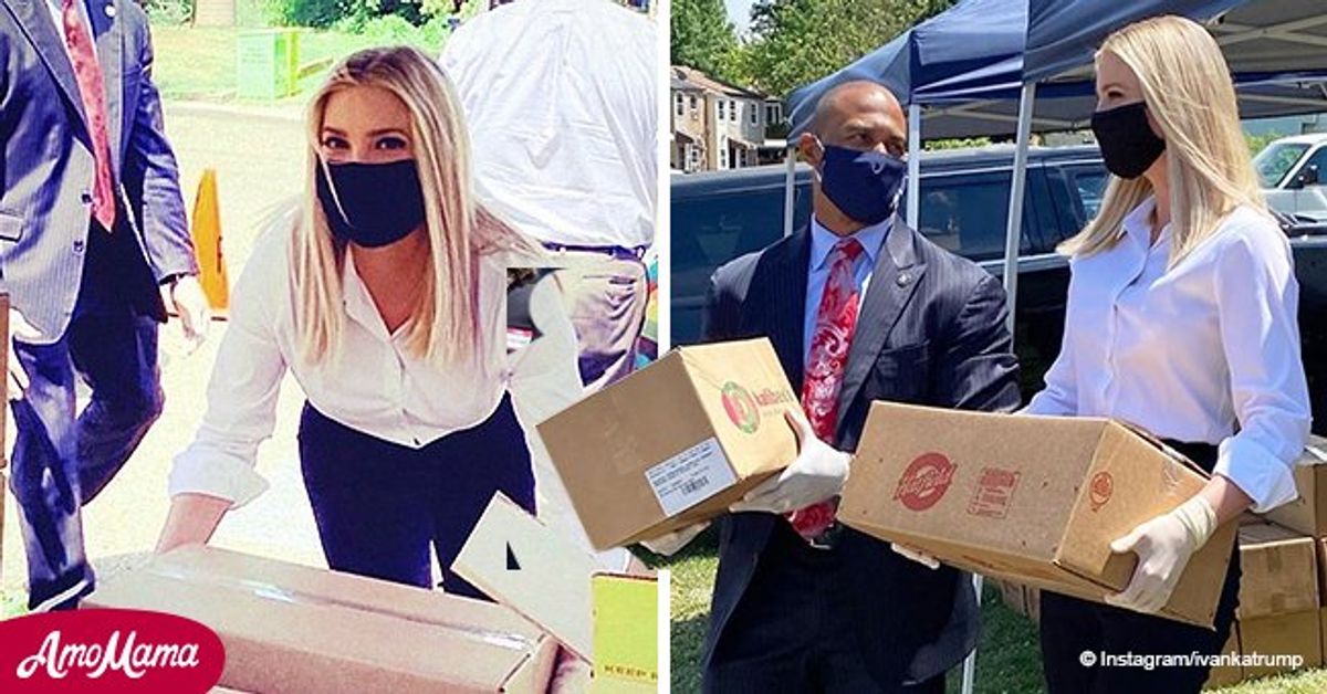 Ivanka Trump Looks Stylish in Casual White Shirt, Black Trousers, and ...