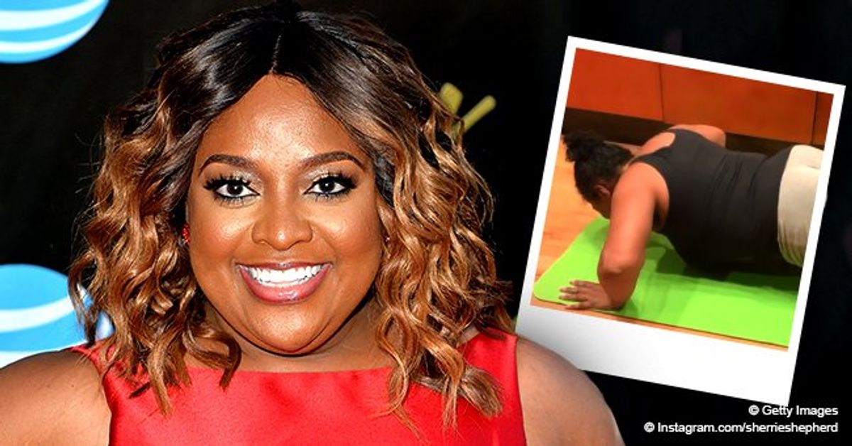 Sherri Shepherd of 'Mr Iglesias' Accepts Push Ups Challenge at Home in ...