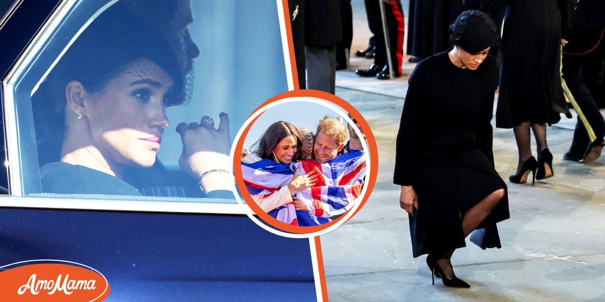Meghan Markle Seemingly Wipes Her Face after Farewell to Queen – She's ...