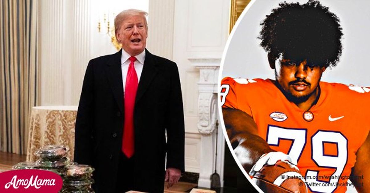 Clemson player offered McDonald's meal at White House roasts President ...