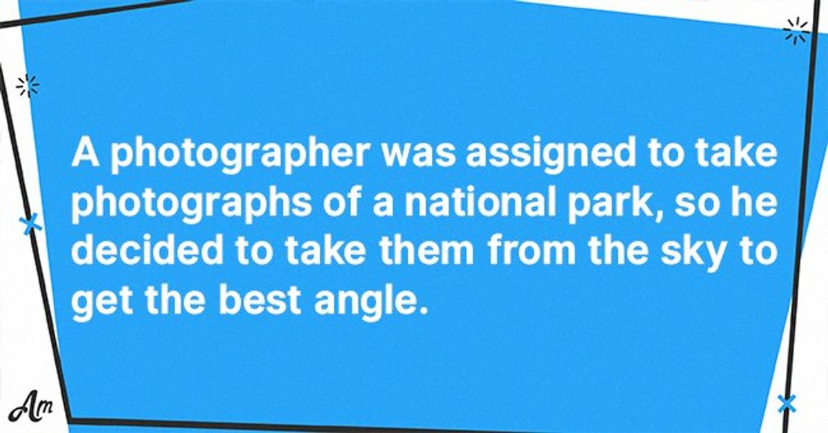 Daily Joke: A Photographer Was Assigned to Take Aerial Shots