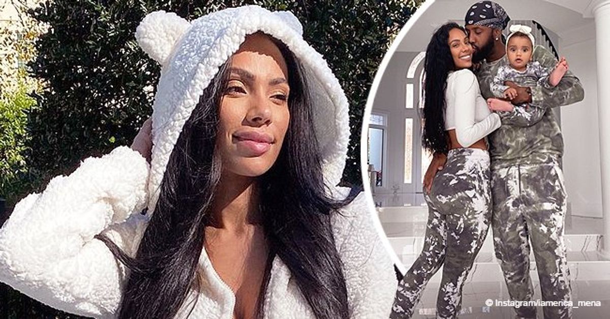 Erica Mena Flashes White Smile in Matching Outfits with Her Husband ...