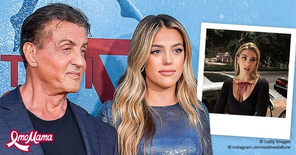 Sylvester Stallone's Daughter Sistine's Stuns Fans with Creepy Makeup ...
