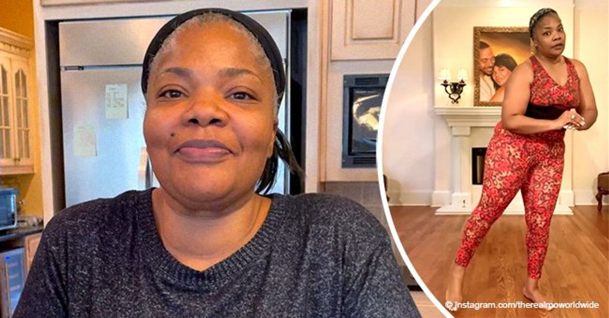 Mo'Nique Pours Slimmed-down Figure into a Skintight Floral Ensemble as ...