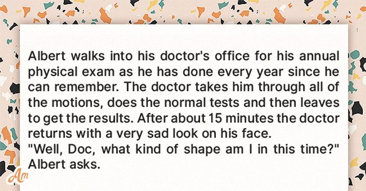 Daily Joke: Doctor Has Sad Look on His Face after Getting Results of ...