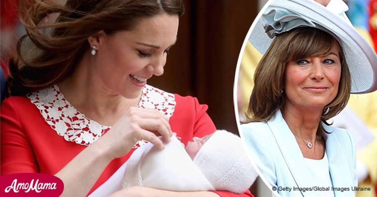 Duchess Kate's mother finally meets her Royal newborn grandson in London