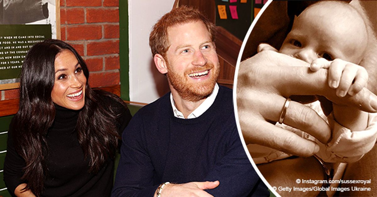 Meghan Markle & Prince Harry Reveal Baby Archie's Face for Father's Day
