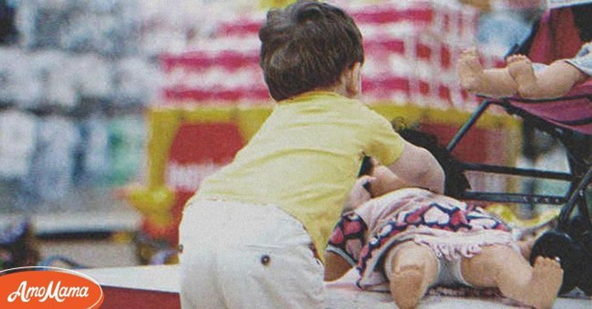 Cruel Cashier Kicks Out Poor Little Boy Who Wants to Buy a Doll for His ...