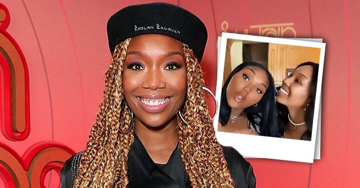 Brandy & Her Only Daughter Sy'Rai Go Twinning in Black Outfits in a ...