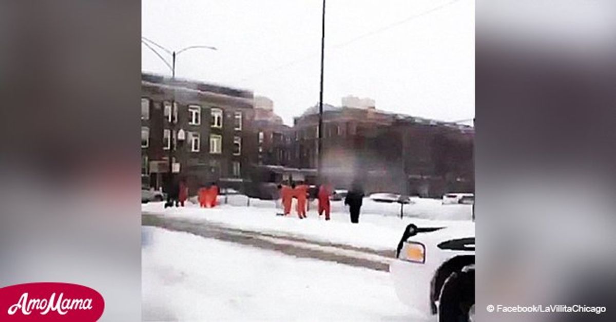 Internet abuzz over alarming pics of inmates shovelling snow in Chicago ...