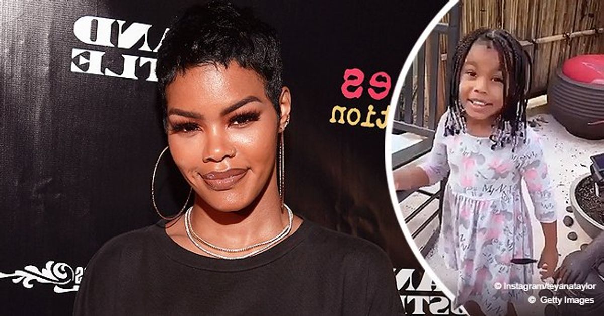Teyana Taylor's Daughter Junie Melts Hearts as She Cleanses Herself ...