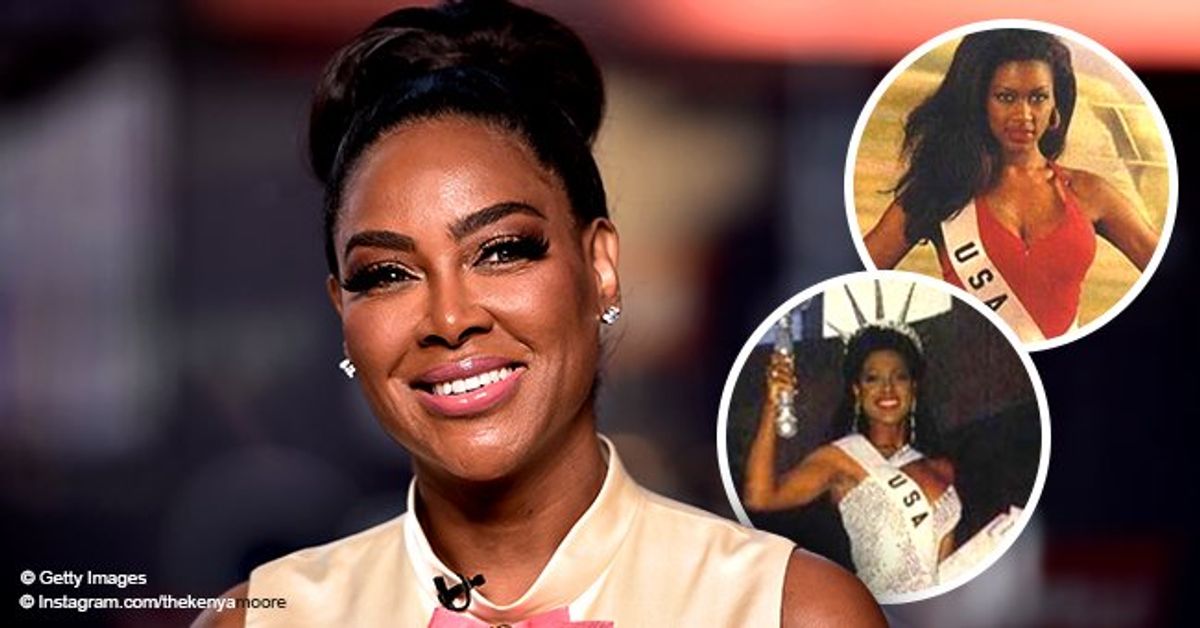 Kenya Moore from RHOA Shares Throwback Photo of Herself from the 1993 ...