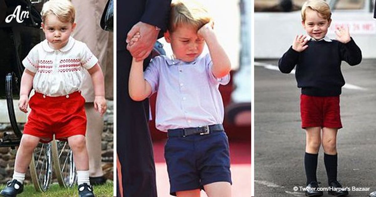 Adorable photos shared of Prince George showing his character with full ...