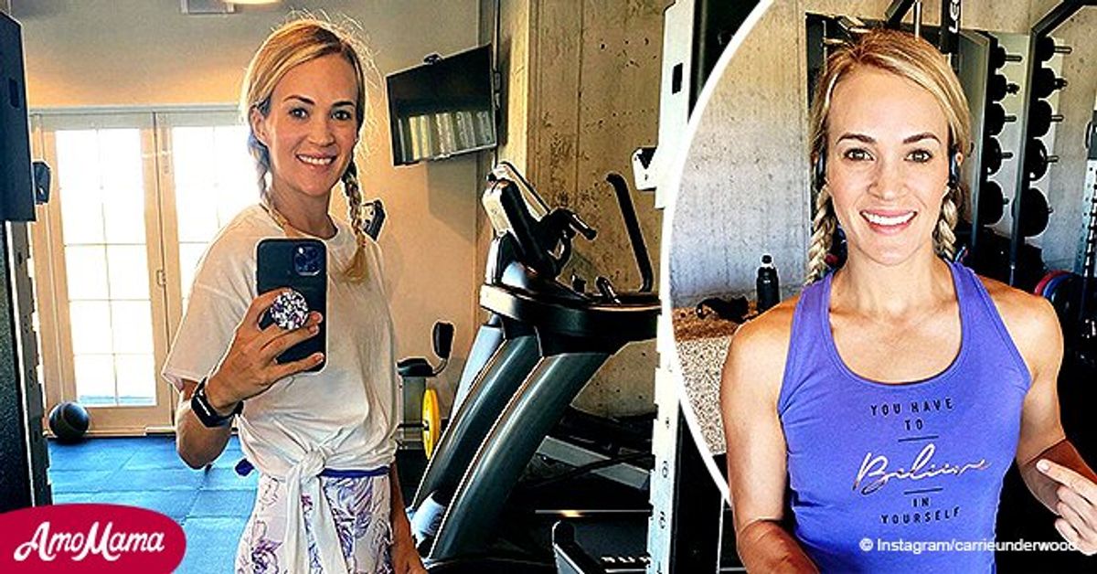Carrie Underwood Shares Workout Photos Motivating Fans to Believe in ...