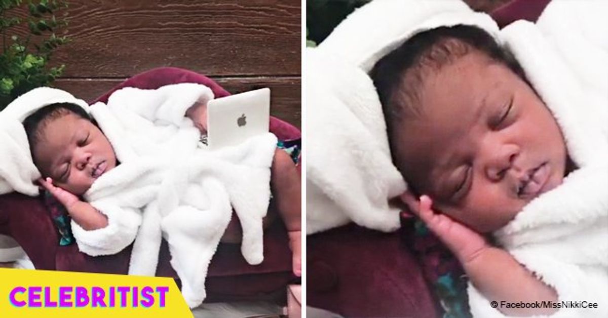 Photo shoot of baby portraying how people feel after a hard day at work ...