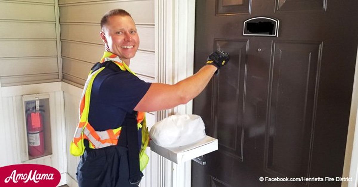 Firefighters rush to deliver pizza after delivery driver was involved ...