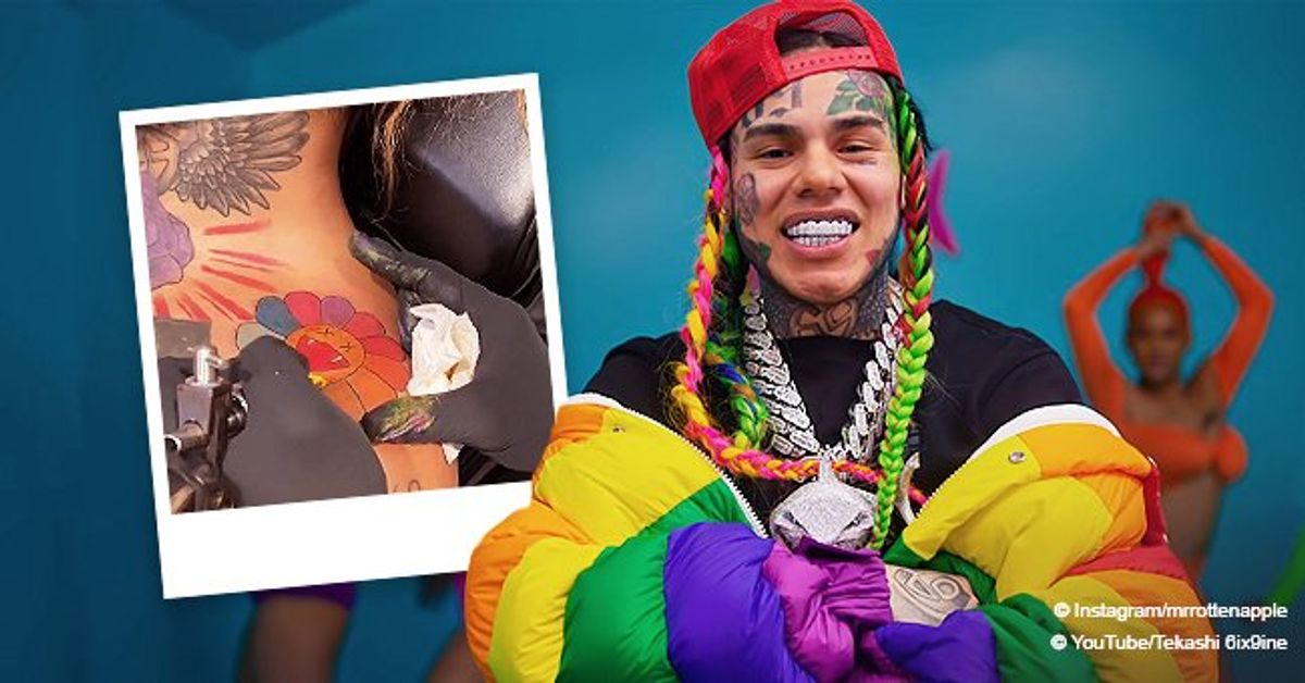Tekashi 6ix9ine Adds a New Colorful Tattoo to His Collection — See the ...