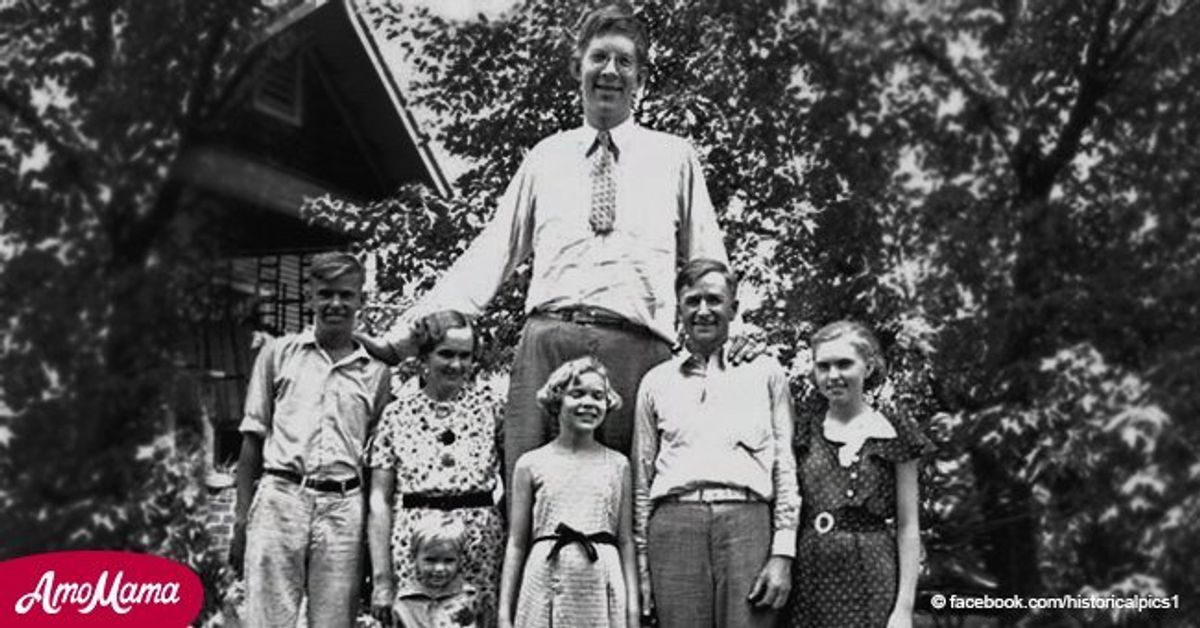 Rare footage of the tallest man ever recorded in medical history