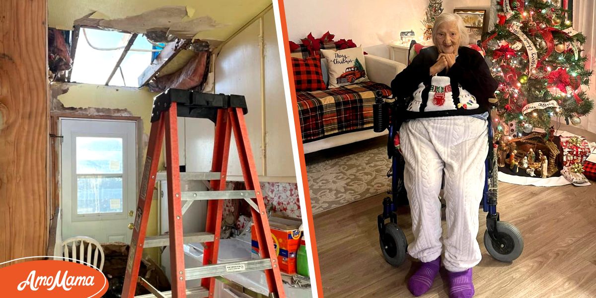 California Woman Finds Poor Elderly Lady in House That’s Falling Apart ...