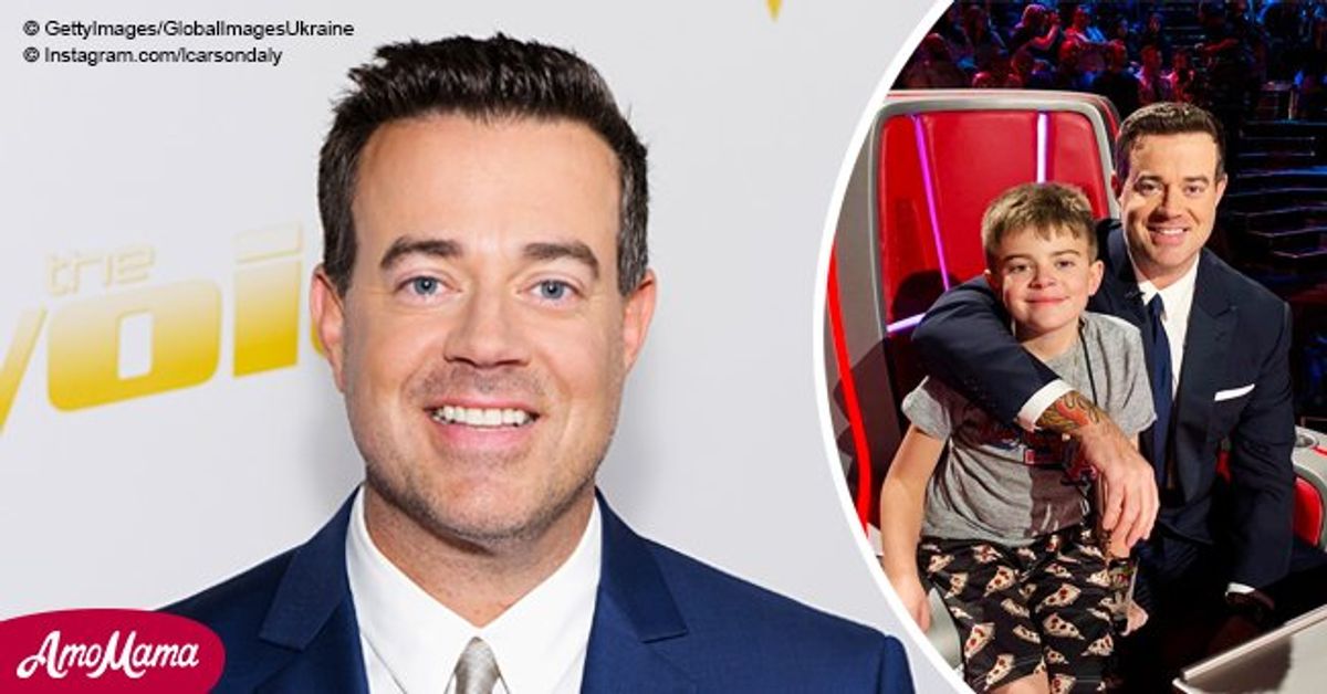 ‘The Voice’ host Carson Daly hugs son Jackson who looks just like his ...