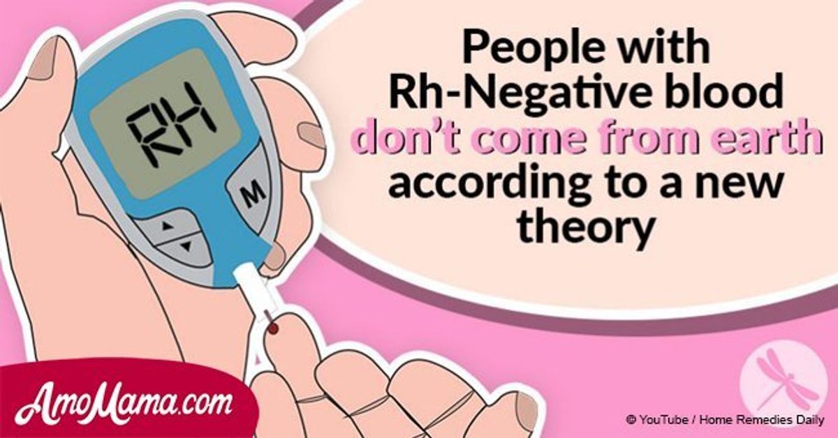 People with Rh Negative blood don't come from earth according to a new ...