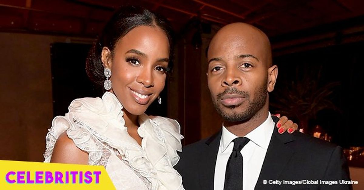 Kelly Rowland's husband shares edgy photo of her in black & white suit ...