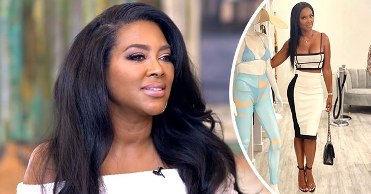 Kenya Moore Looks Slimmer As She Stuns in a Black & White Croptop ...