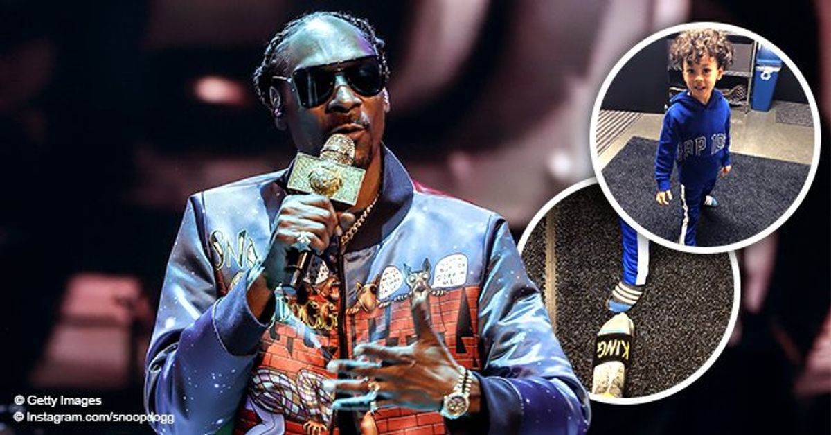 Snoop Dogg's Grandson Zion Kalvin Looks Stylish in Blue Hoodie ...