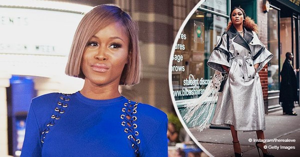 Eve from 'The Talk' Looks Regal as She Poses in Silver Wide-Sleeved ...