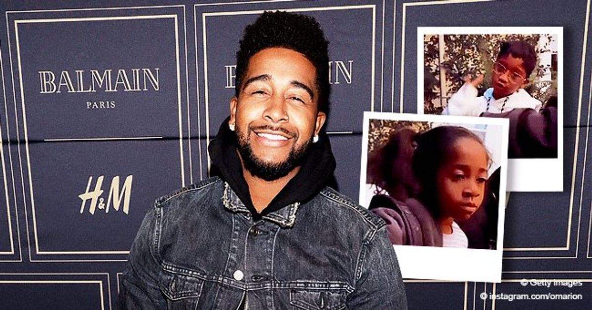 Omarion Shows Handsome Son Megaa & Daughter A'mei Looking Serious While ...