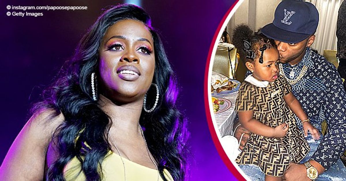 Remy Ma's Husband Kisses Their Daughter Who Was Rocking a Fendi Dress ...