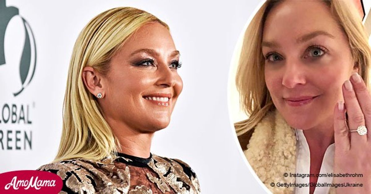 'Law & Order’ star Elisabeth Rohm flaunts huge diamond ring revealing ...