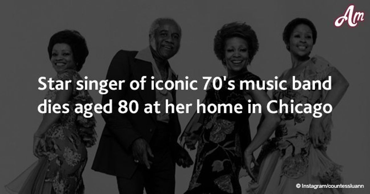 Star singer of iconic 70's music band dies aged 80 at her home in Chicago
