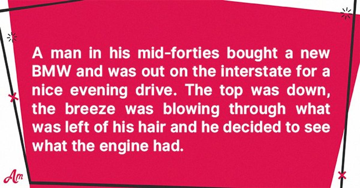 Daily Joke A Man Gives A Never before Heard Excuse For Speeding To A