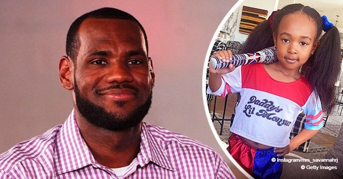 LeBron James' Daughter Zhuri Strikes a Pose While Dressed as Harley ...