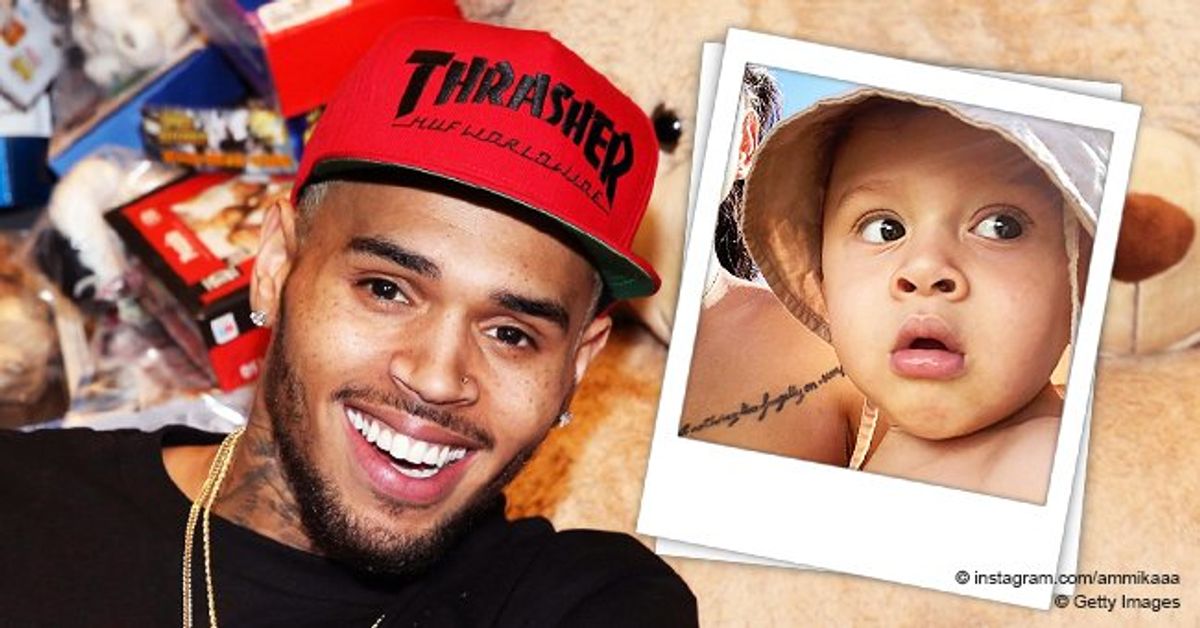 Chris Brown's Baby Son Aeko Shows His Adorable Eyelashes in Cute Photos ...
