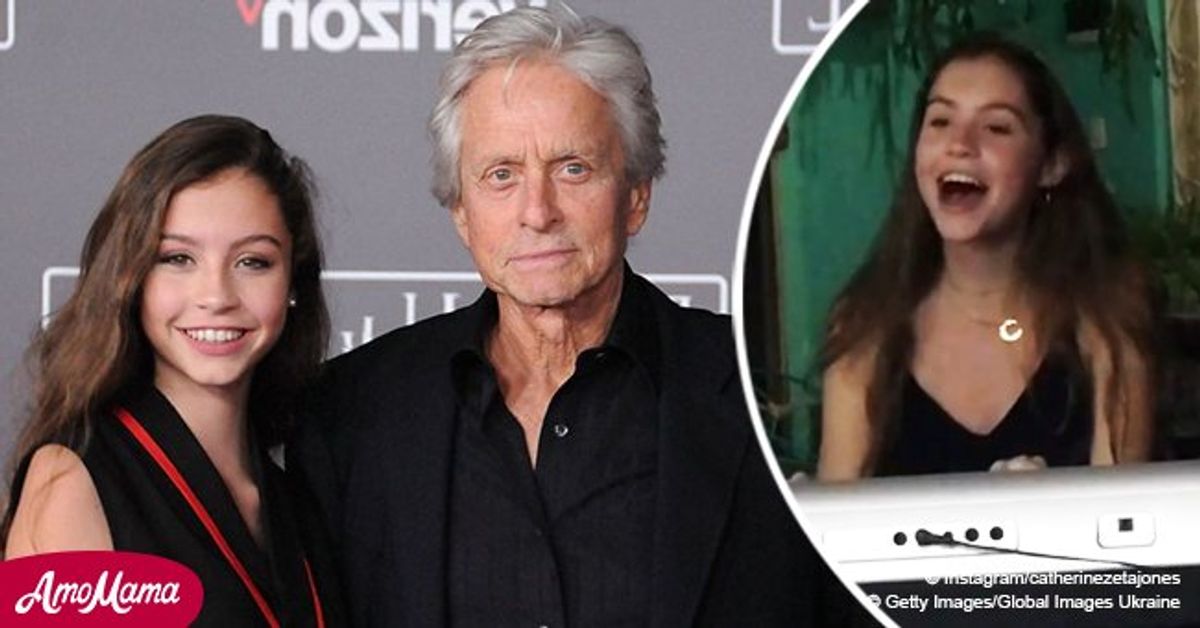 Michael Douglas’ daughter is 15, and a new video shows her inborn ...