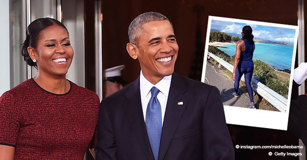 Michelle Obama Shows Fit Figure in Tight Leggings & Top As She ...