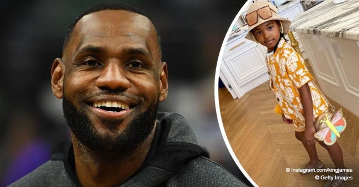LeBron James' Daughter Poses like a Model in Yellow Outfit, Matching ...