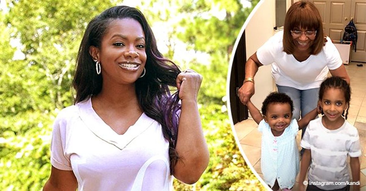 RHOA's Kandi Burruss Posts Cute Pic of Her Look-Alike Kids Showing ...