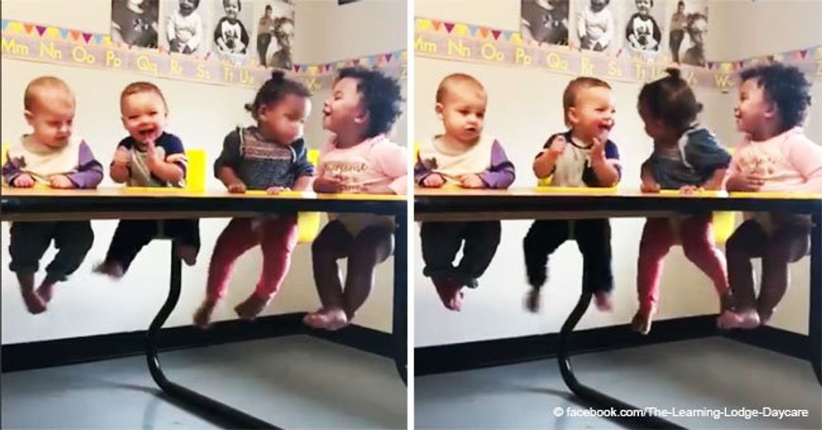 Heartwarming video of babies entertaining each other at Texas daycare ...