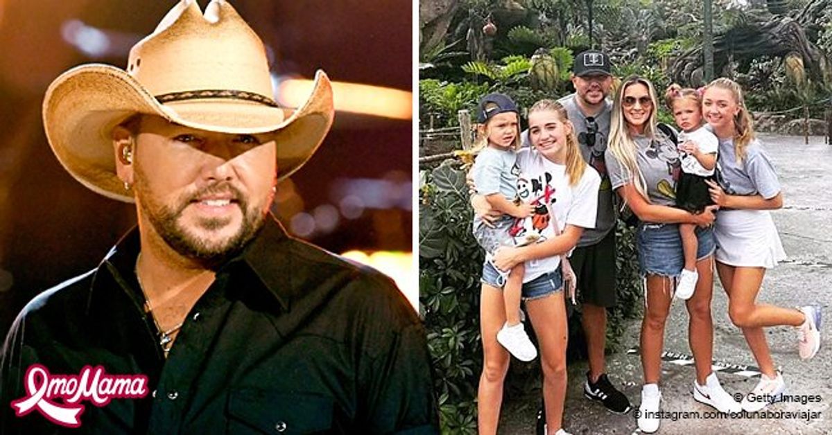 Jason Aldean Sparks Controversy after He and His Family Posed Maskless ...