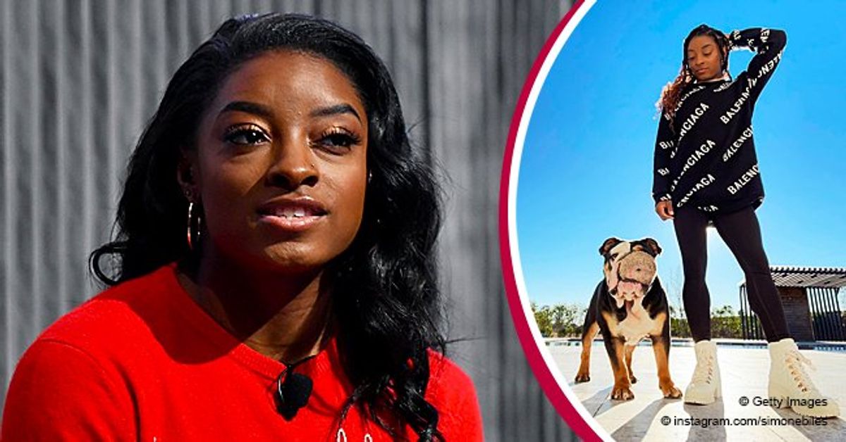 Check Out This Adorable Photo of Simone Biles Next to Her French ...