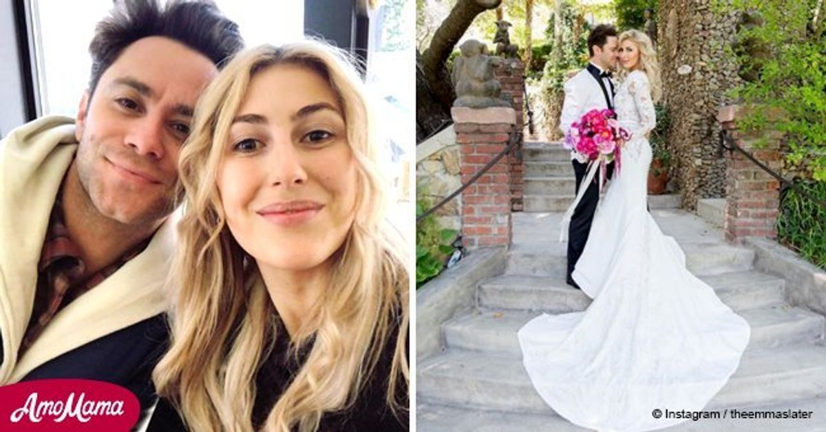 'DWTS' Emma Slater dazzles in a gorgeous wedding dress as she marries ...