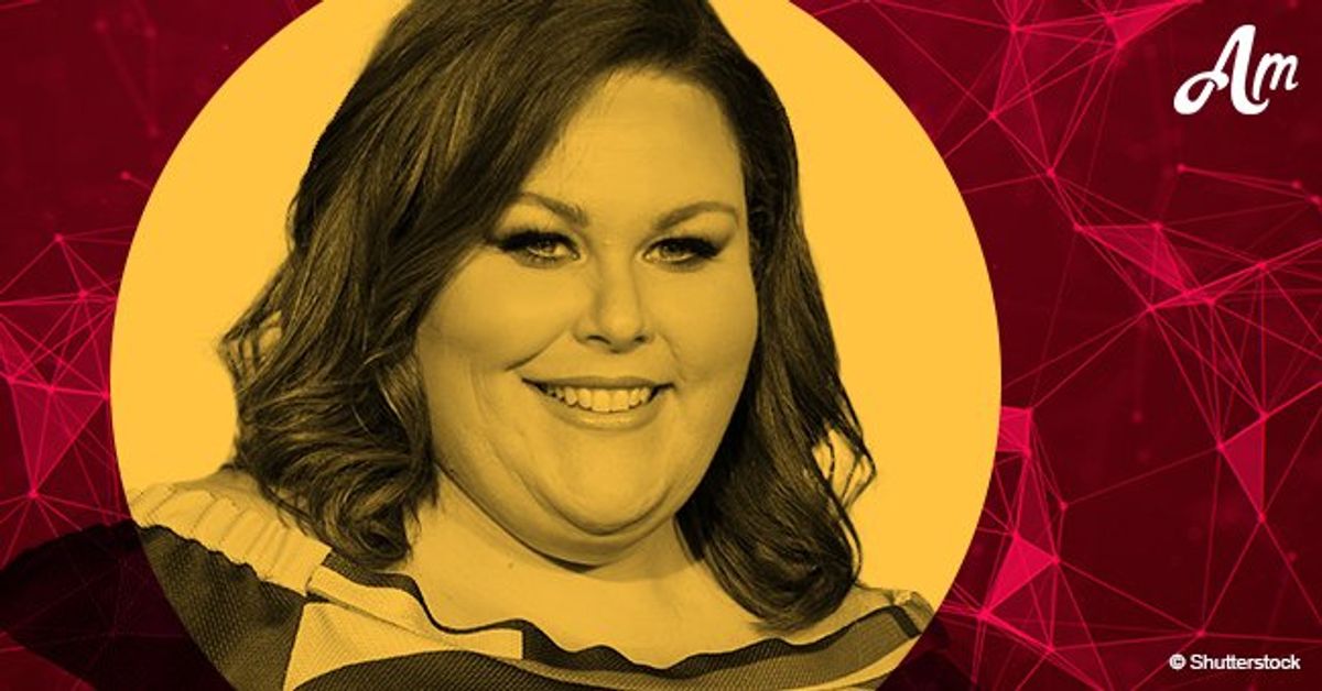 'This Is Us' star Chrissy Metz dons a dazzling black gown and sandals ...