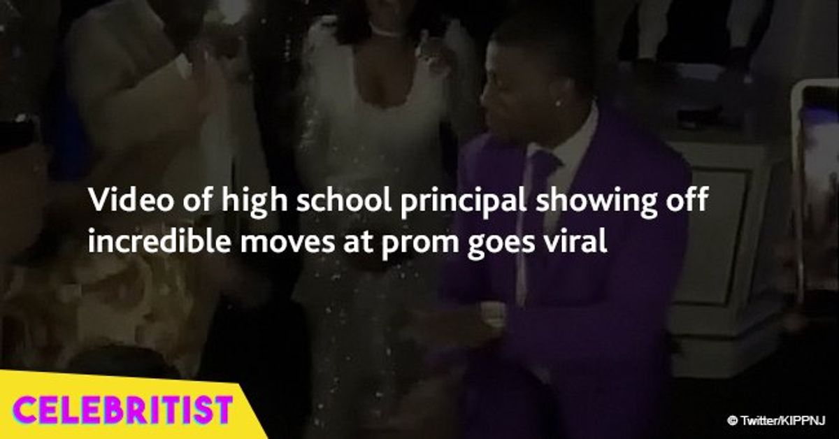 Video of high school principal showing off incredible moves at prom ...
